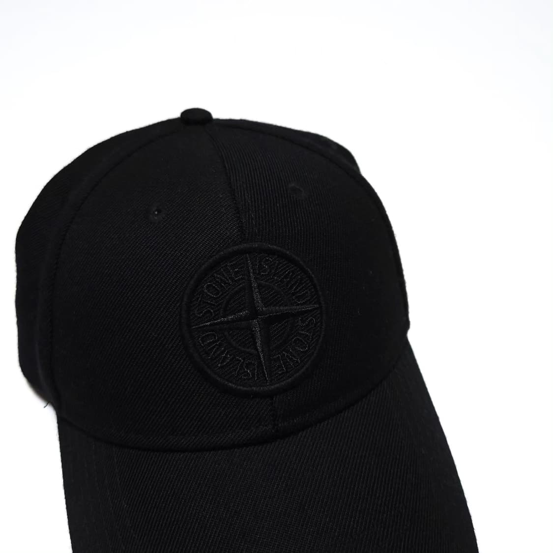 스톤아일랜드 19FW 와펜 로고자수 캡모자 블랙 | 후루츠패밀리