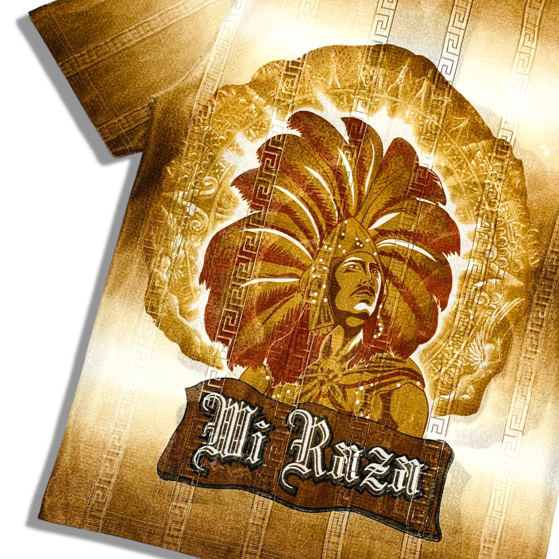 90s ZAM 올드스쿨 인디언 mi raza 메쉬셔츠 | 후루츠패밀리