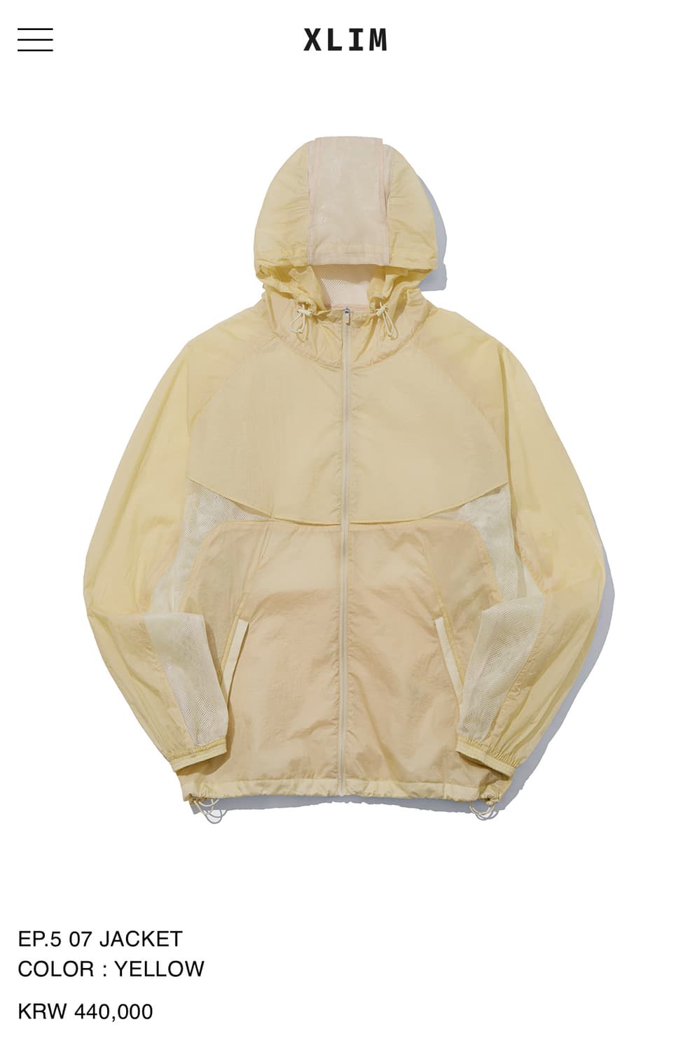 XLIM EP.5 07 Jacket 3 사이즈 | 후루츠패밀리