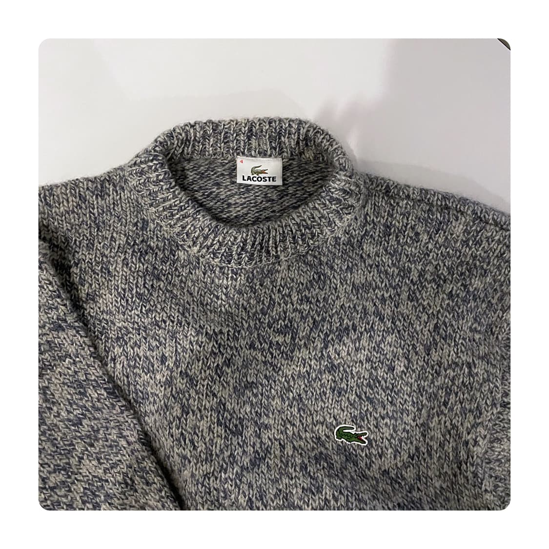 (LACOSTE)라코스테 울100% 보카시니트 | 후루츠패밀리