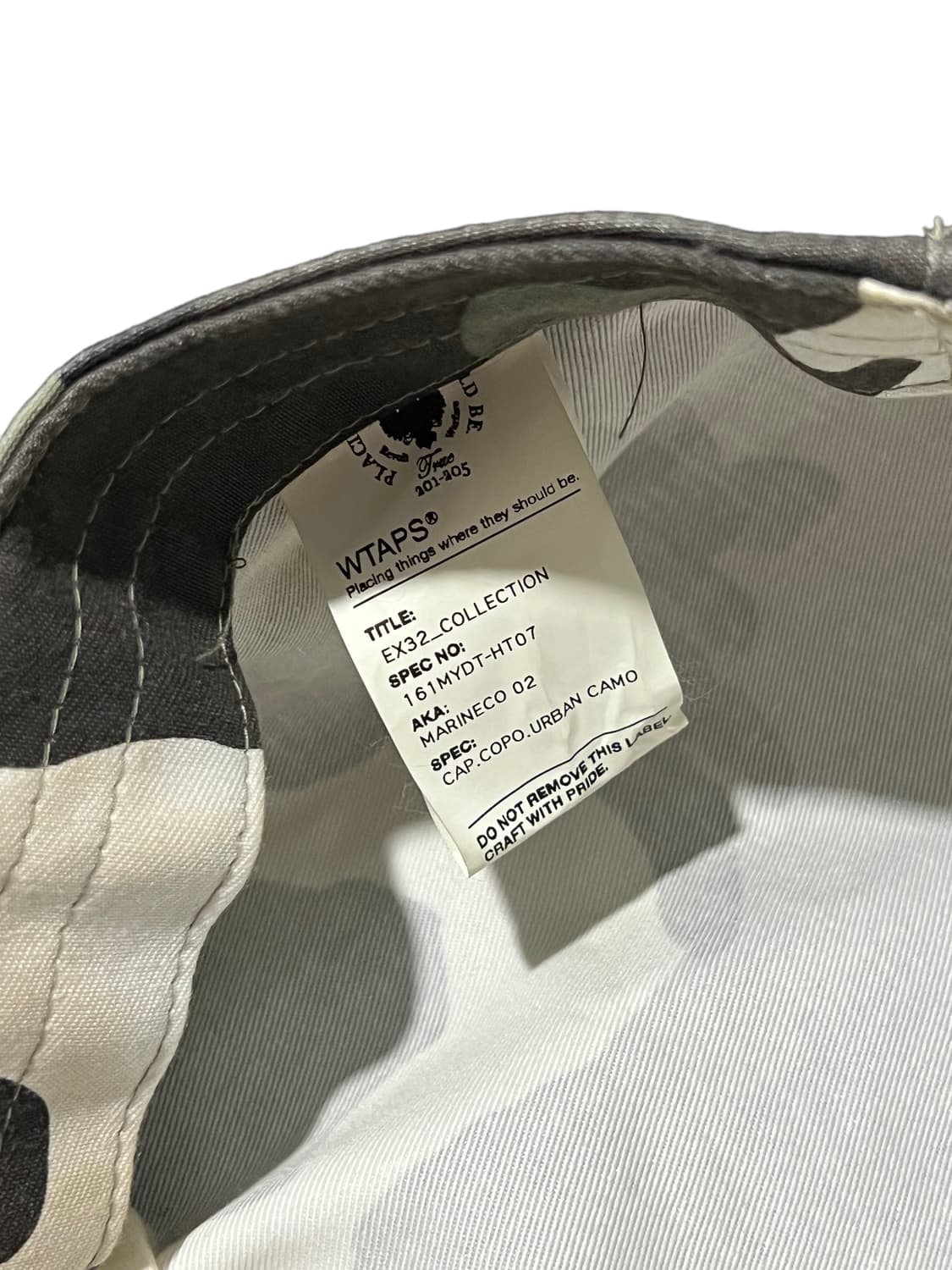 WTAPS Camouflage Camp Cap T-5 - 후루츠패밀리
