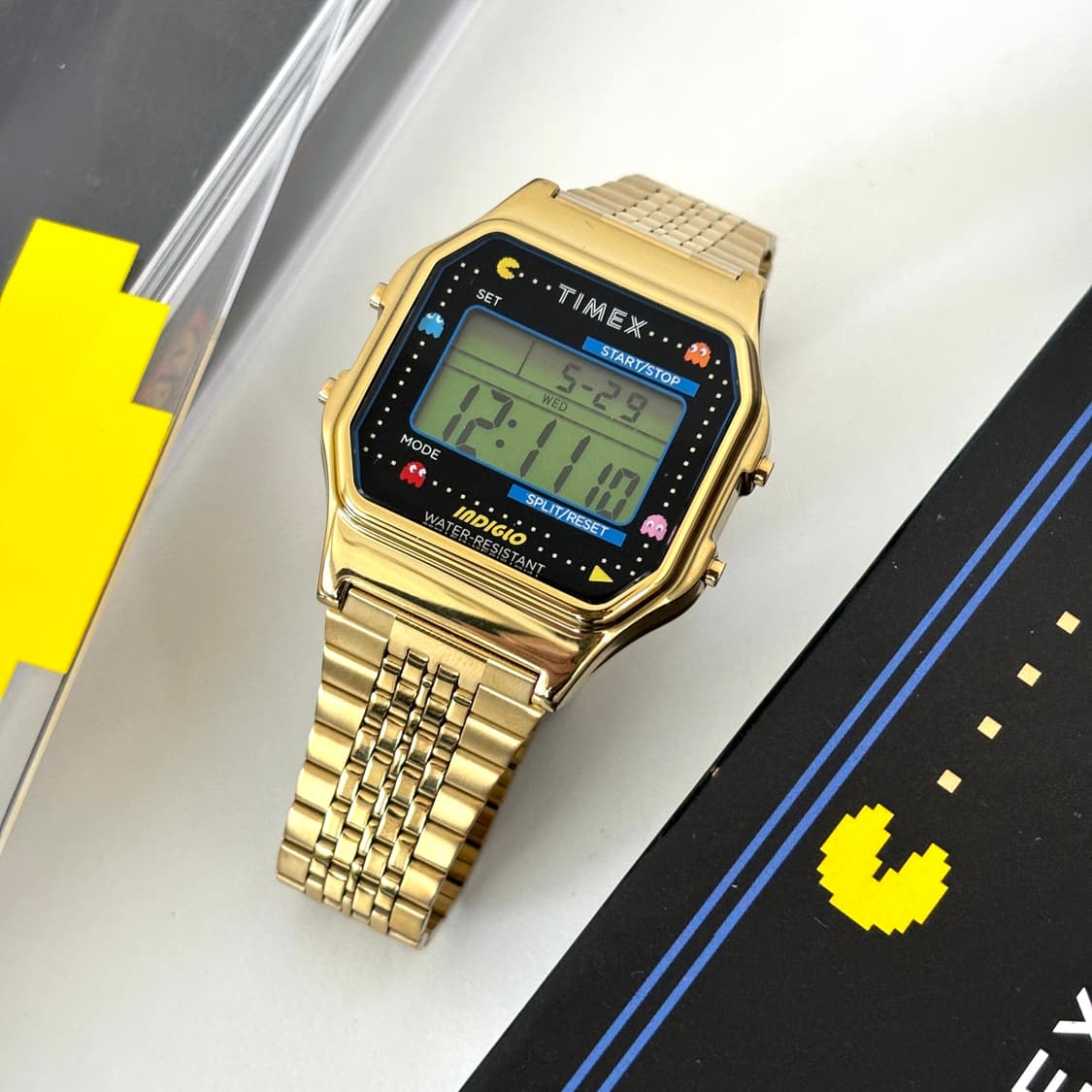 TIMEX x PAC-MAN T80 한정판 팩맨 골드 | 후루츠패밀리