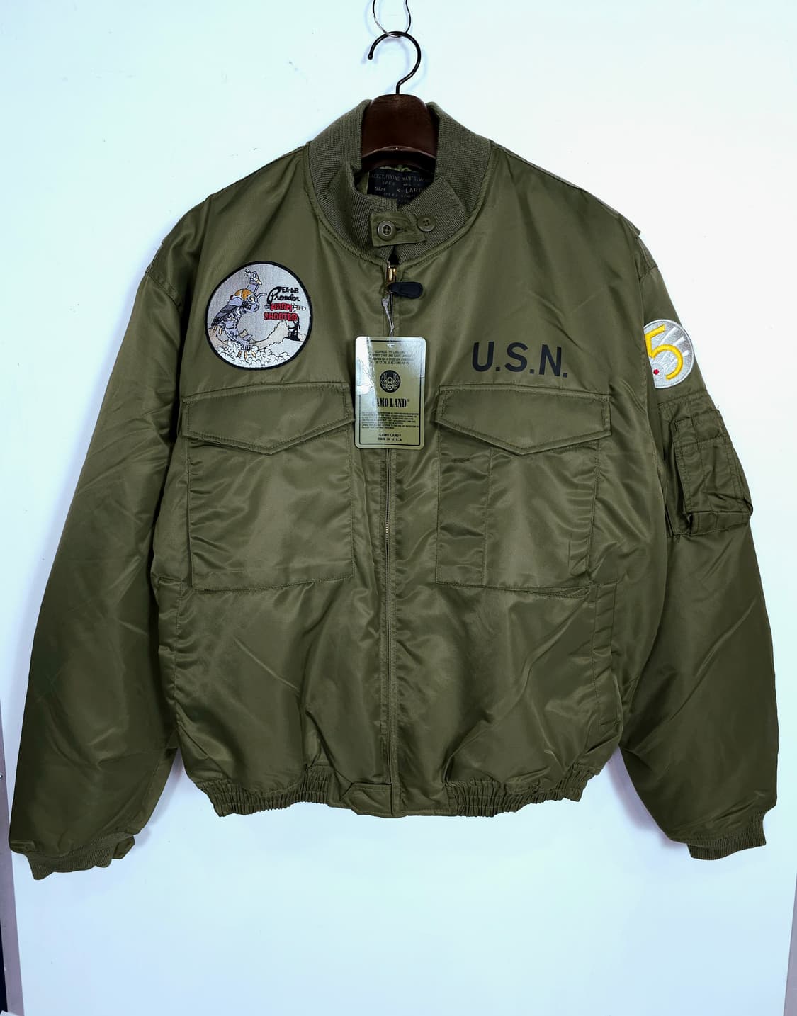 (남105/XL ) USN 미군 항공점퍼 | 후루츠패밀리