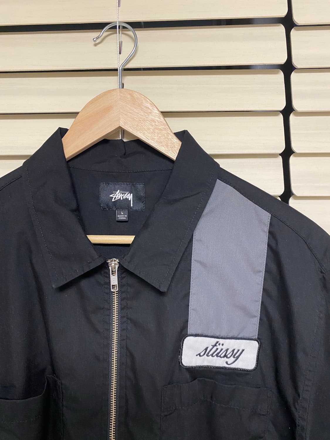 Stussy Zip-Up Work Shirt | 후루츠패밀리