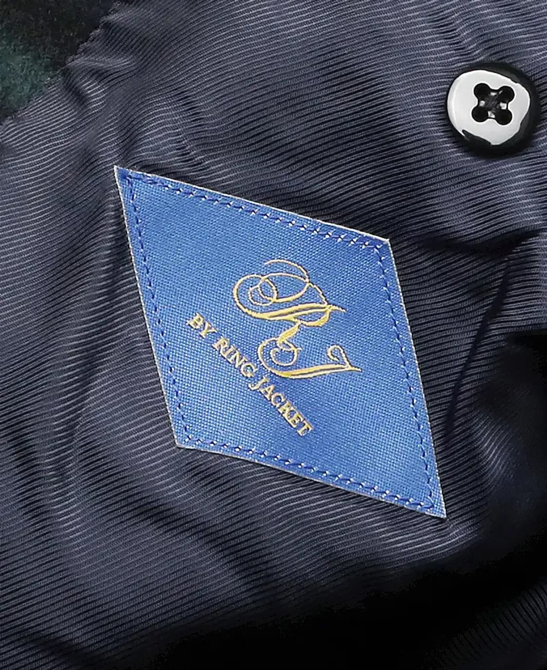 링자켓 [Ring Jacket RJ] 체크 울 클래식 캐주얼 피코트 | 후루츠패밀리