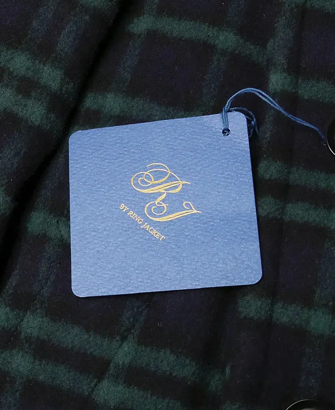 링자켓 [Ring Jacket RJ] 체크 울 클래식 캐주얼 피코트 | 후루츠패밀리