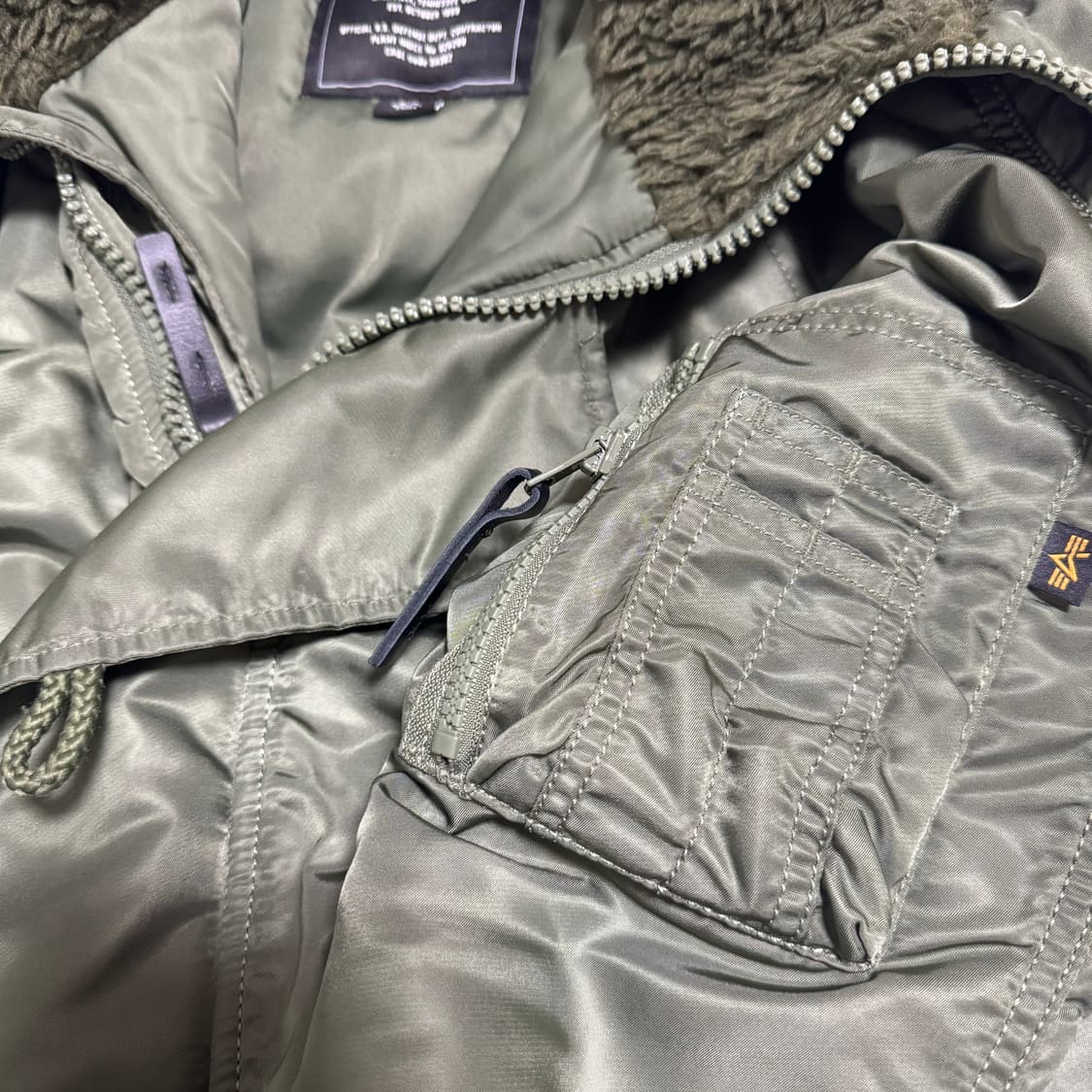 알파인더스트리 90's USA N2B 밀리터리 자켓 | 후루츠패밀리