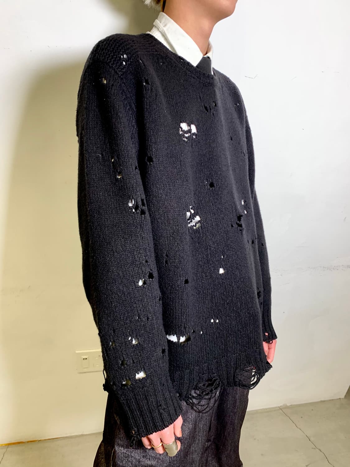 16aw Damaged Knit | 후루츠패밀리