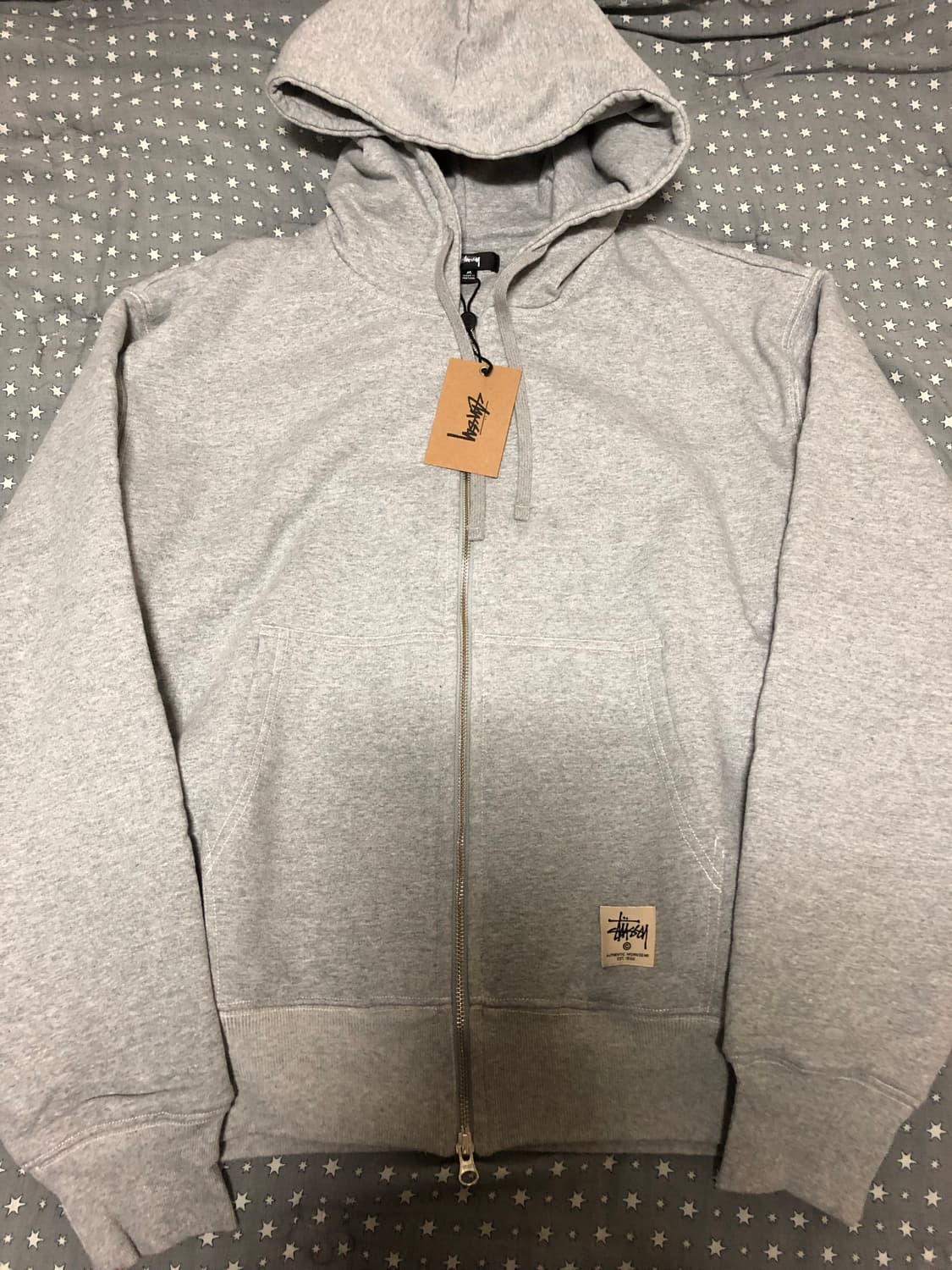 DOUBLE FACE LABEL ZIP HOODIE | 후루츠패밀리