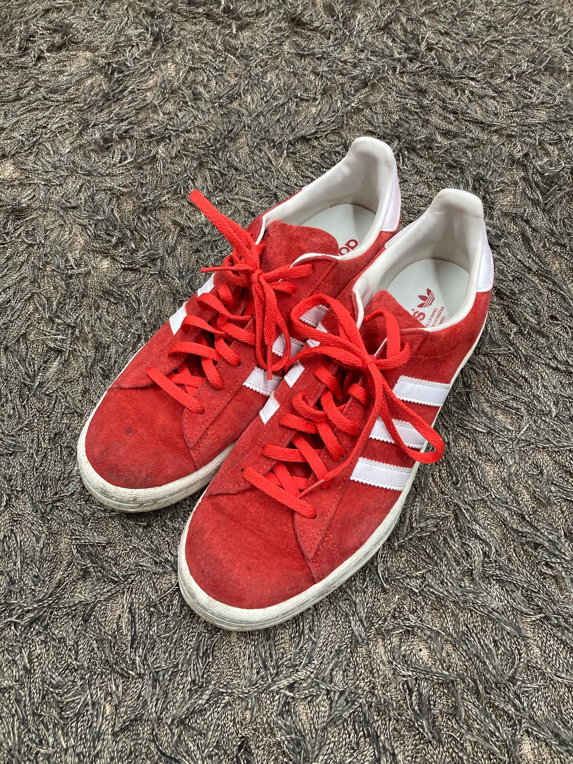 아디다스 캠퍼스 80s 하이레스 레드 255~260사이 | 후루츠패밀리