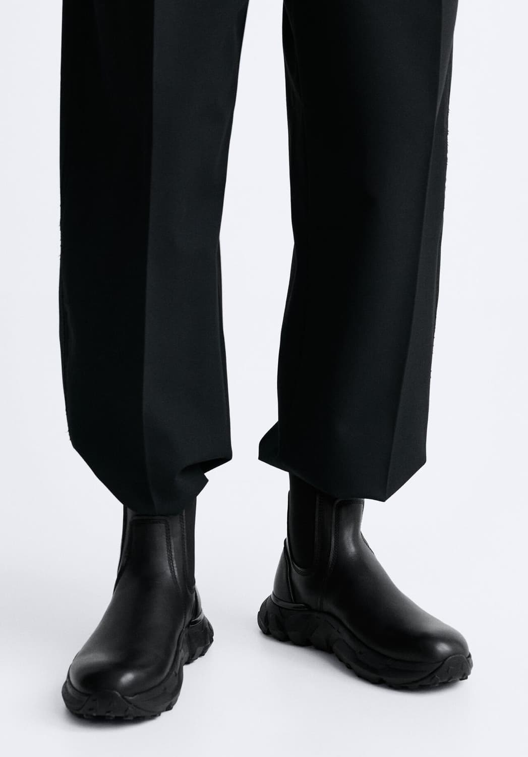 Zara vibram 비브람 레더 부츠 | 후루츠패밀리