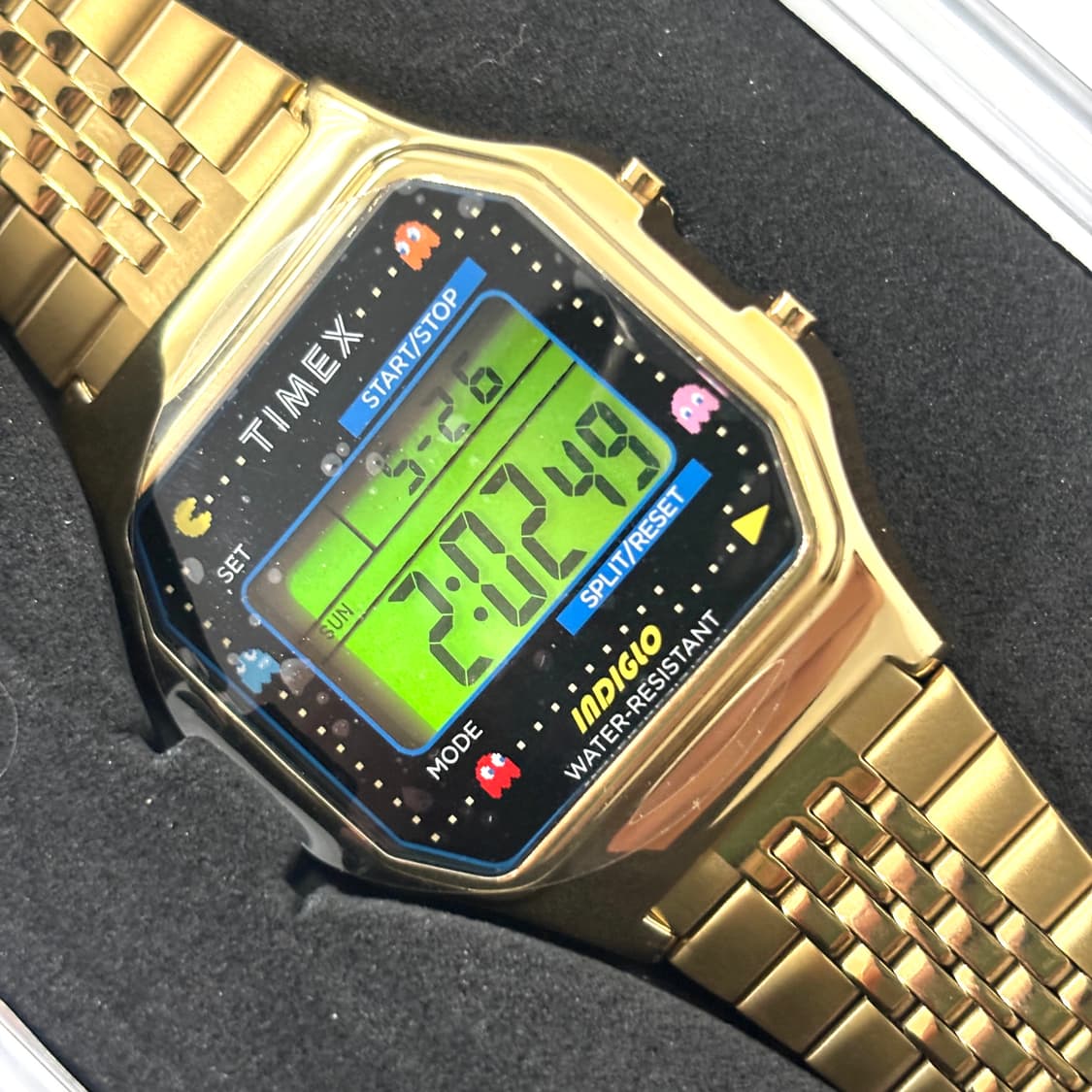 TIMEX x PAC-MAN T80 한정판 팩맨 골드 | 후루츠패밀리