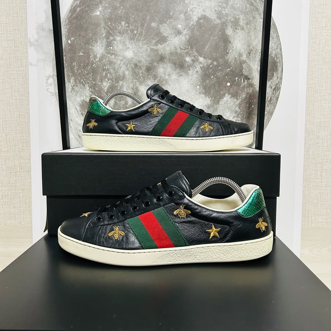 정품 9) 구찌 자수 꿀벌 스니커즈 280~285 | 후루츠패밀리