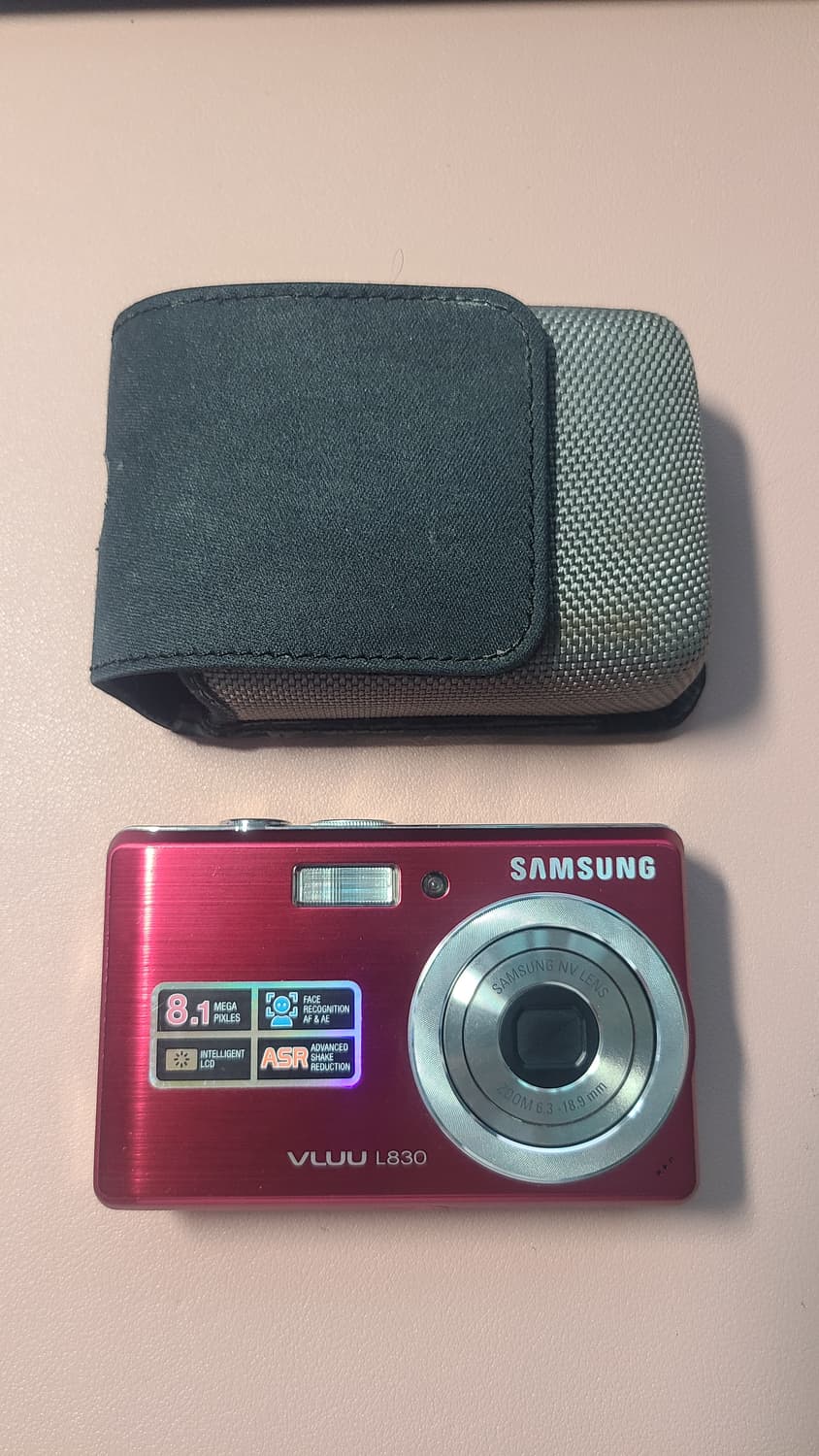 삼성 vluu l830 레드 디카 (디지털 카메라) - 후루츠패밀리