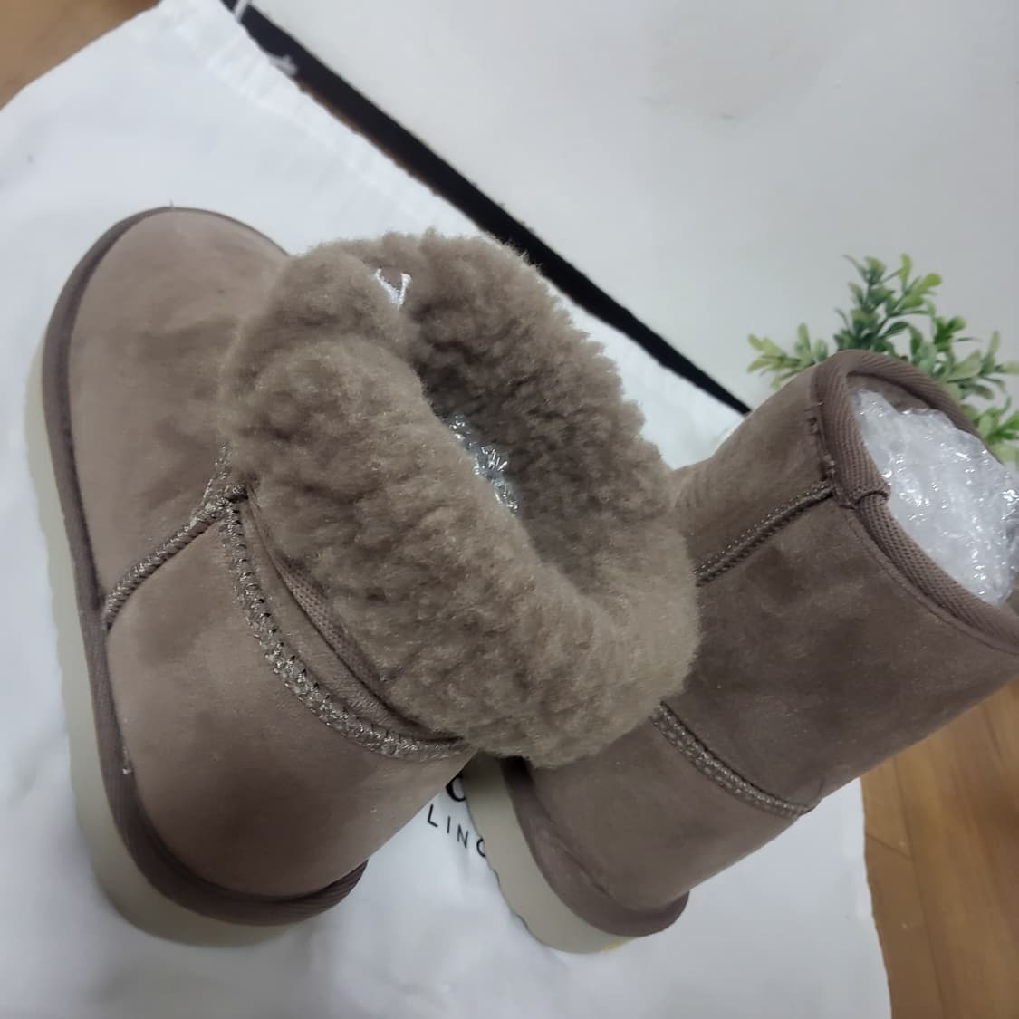 새거 여성 ugg 어그 스타일 털 방한화 털신 부츠 숏 225 230 | 후루츠패밀리