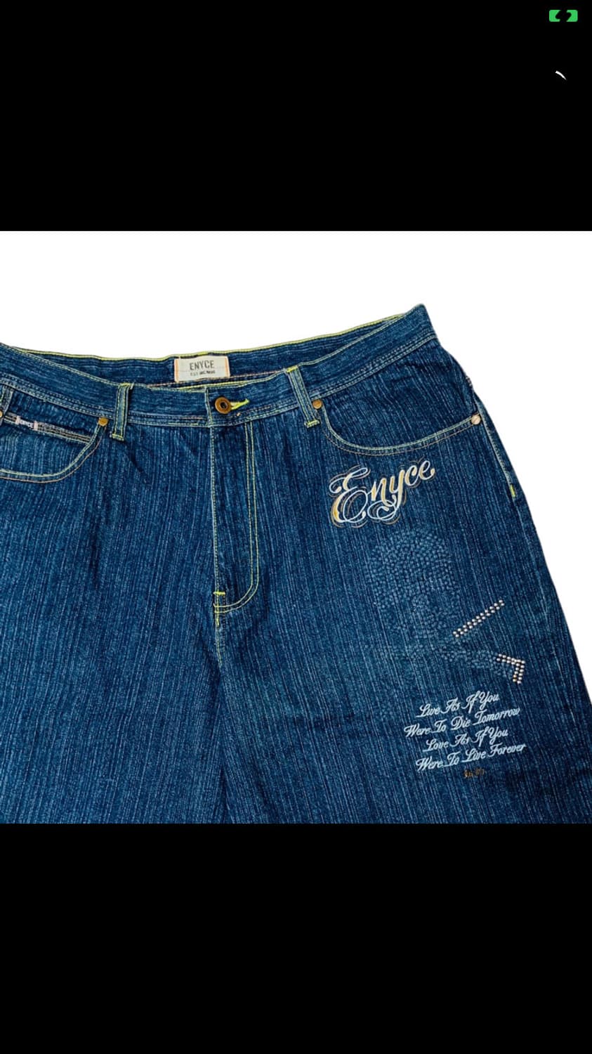 ENYCE logo denim pants | 후루츠패밀리
