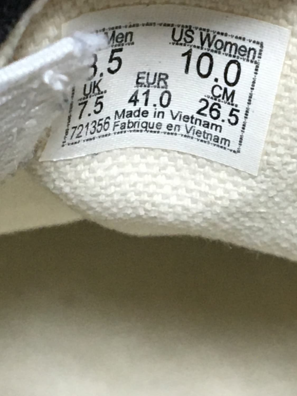 [265mm] 반스 슬립온 체커보드 Vans | 후루츠패밀리