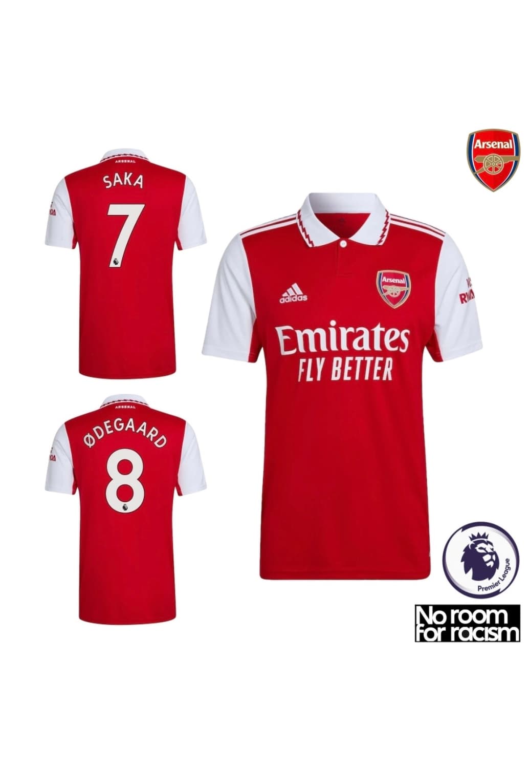 아스날 유니폼 저지 홈 2022/23 S사이즈 국내95 - 후루츠패밀리