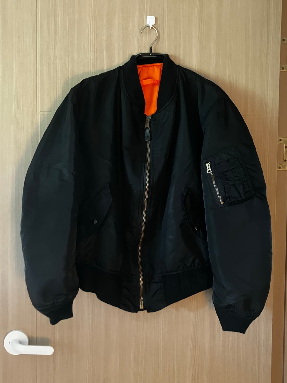 오리지널 미군 알파사 ma1 블랙 마원 xl | 후루츠패밀리