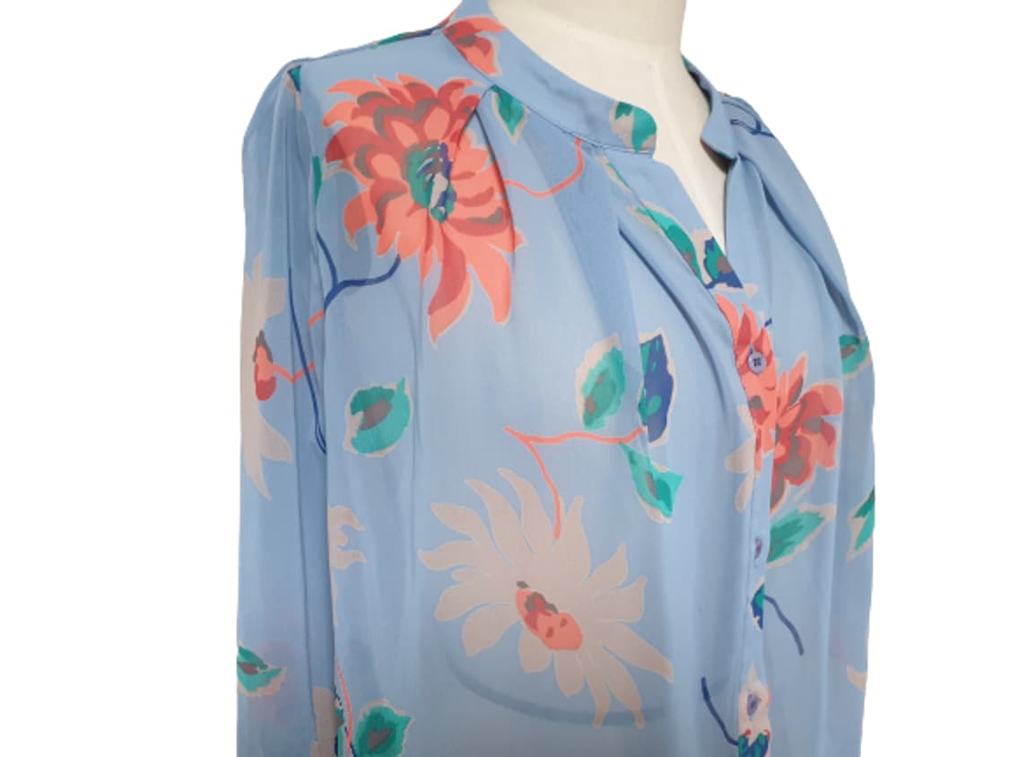 KELLI URBAN 플라워 하늘거리는 블라우스 F - 후루츠패밀리