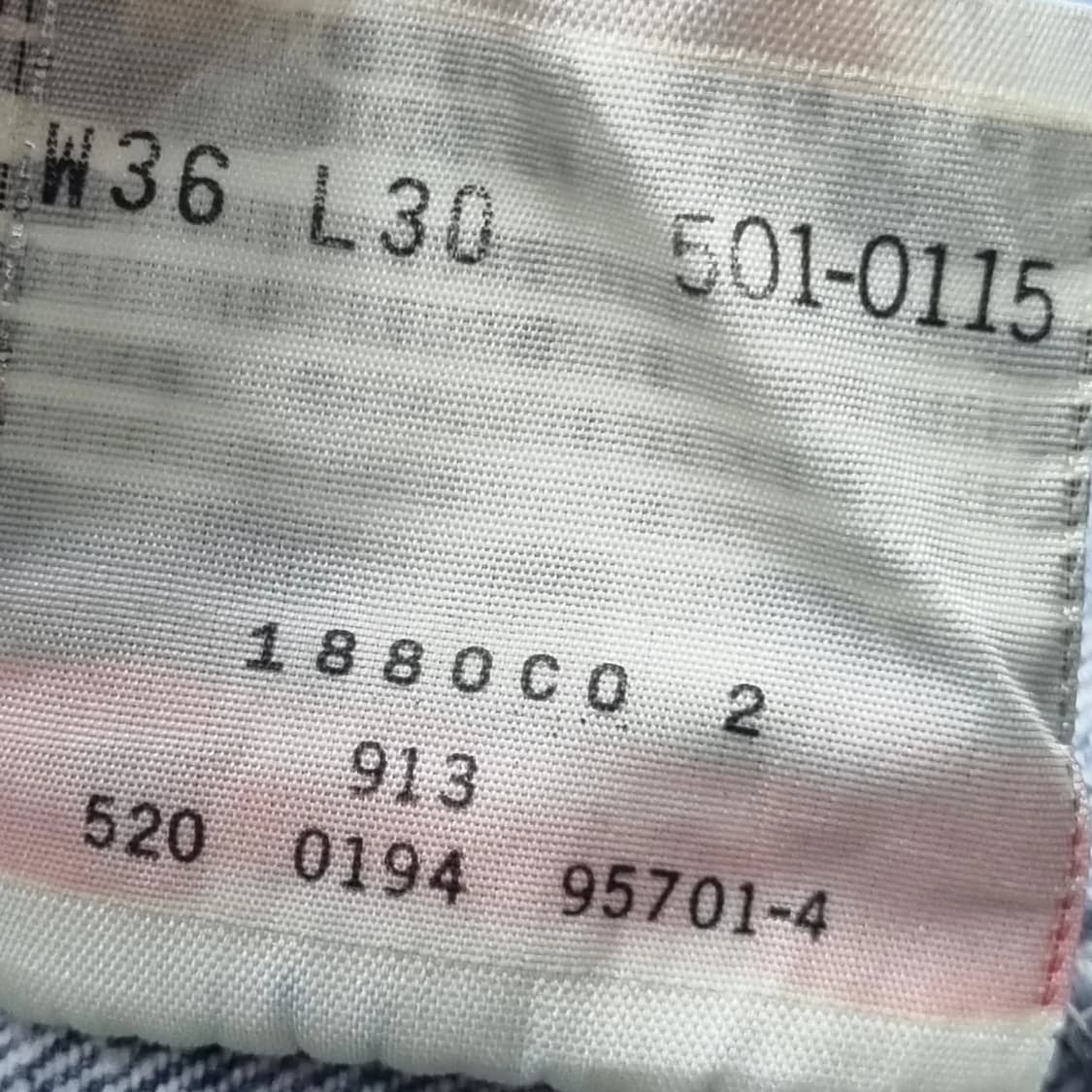 90s 리바이스 501 빈티지 미제 USA 36 | 후루츠패밀리