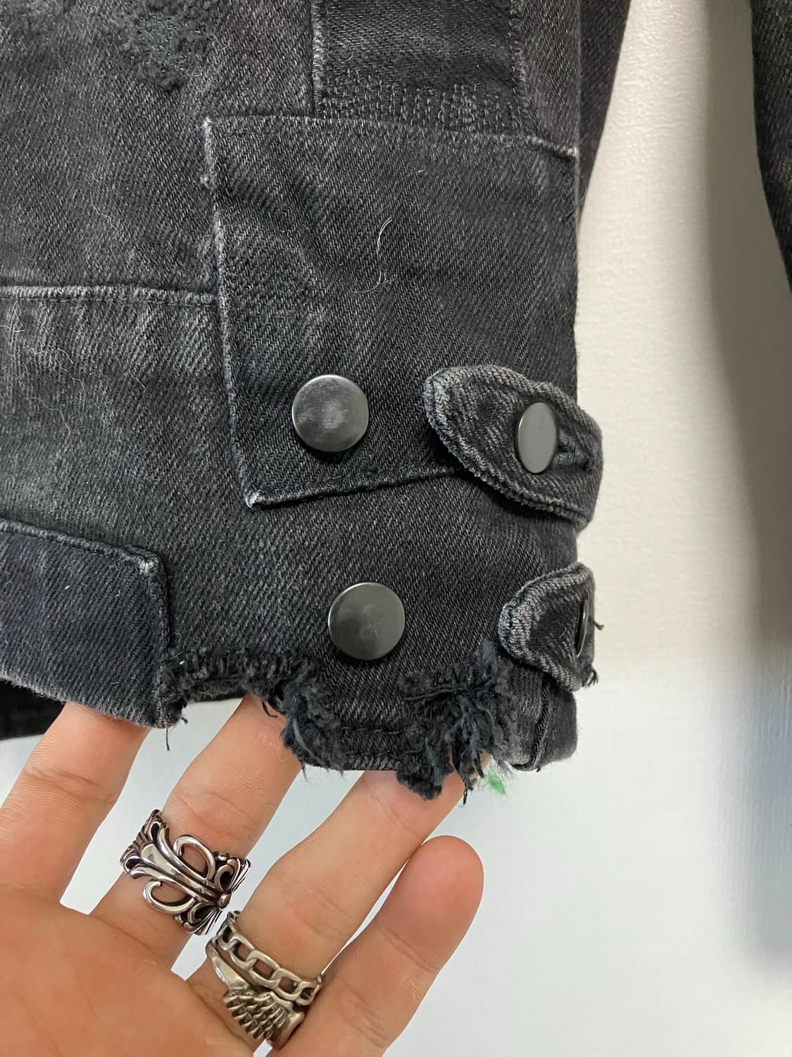 Damage rock punk jacket | 후루츠패밀리