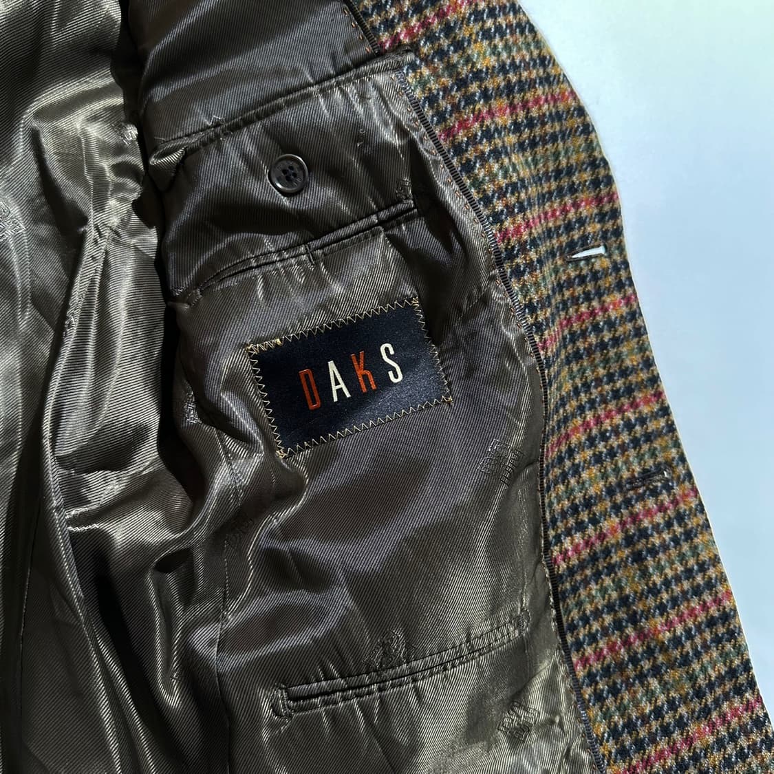 Daks 닥스 캐시미어 블렌드 체크 싱글 2B 블레이저 | 후루츠패밀리