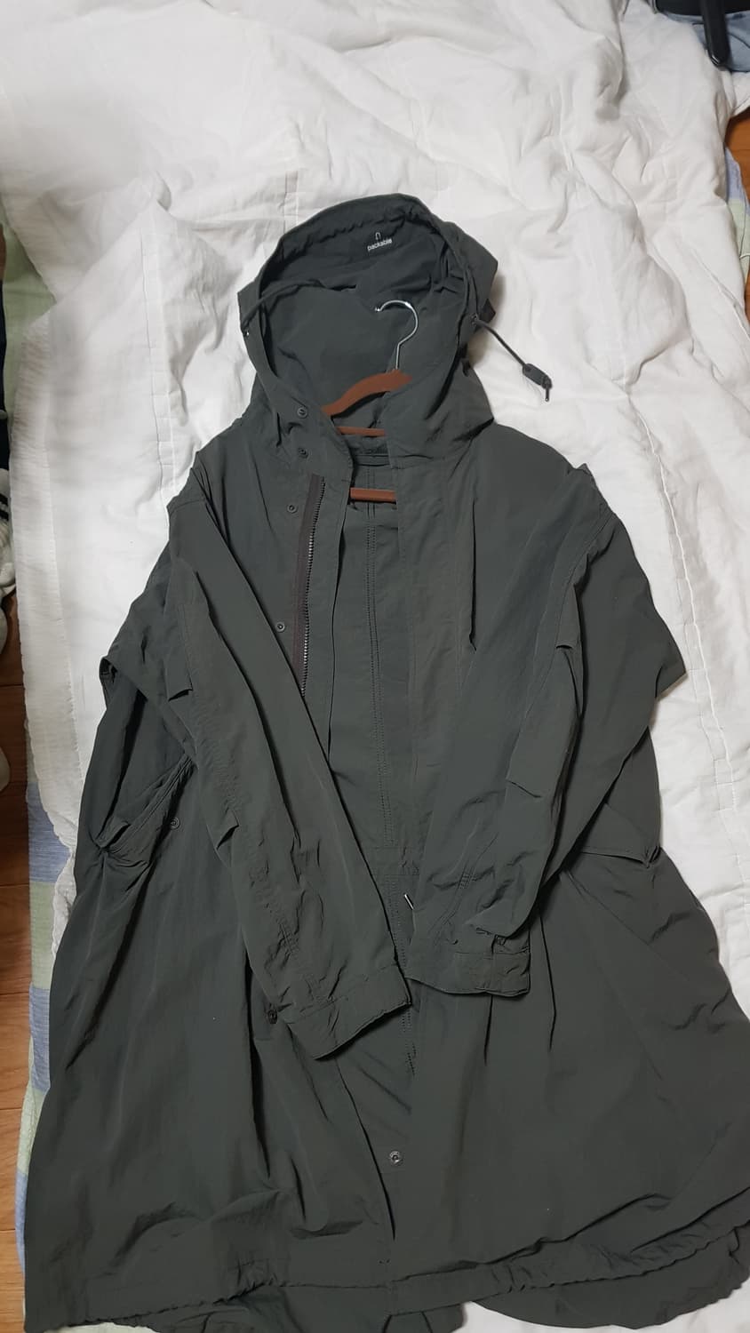 유니클로 u 18fw 포켓더블파카 다크그린 | 후루츠패밀리