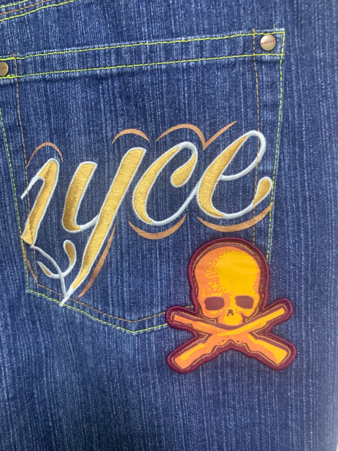 ENYCE logo denim pants | 후루츠패밀리