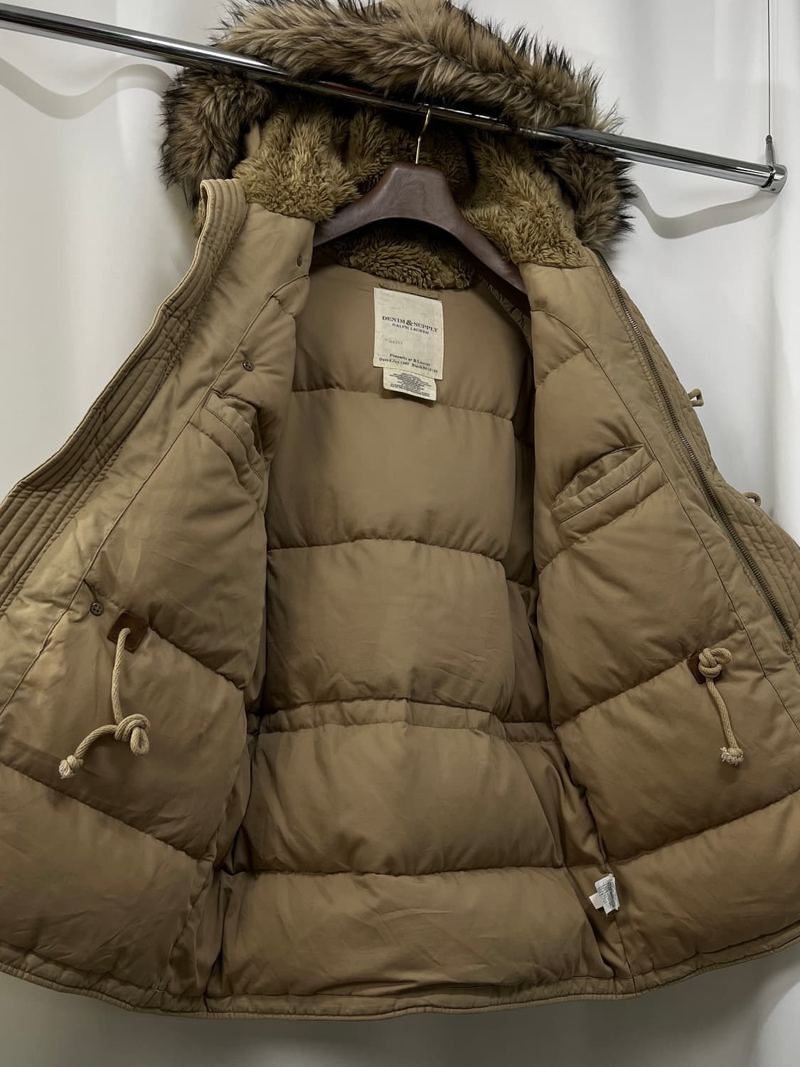 폴로 12fw n3b 탄베이지 덕다운 스노클 파카 | 후루츠패밀리