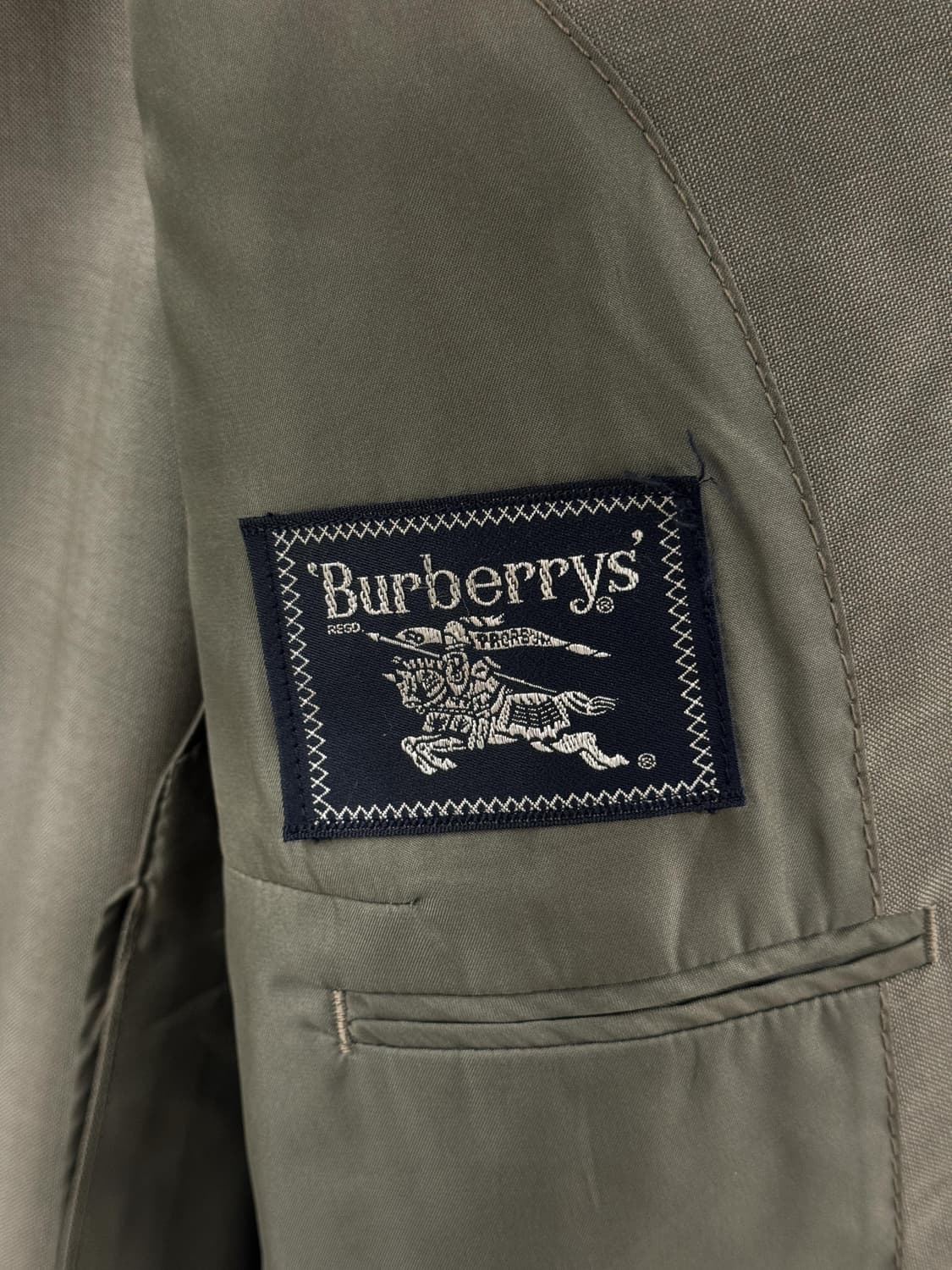 Burberry gold button jacket | 후루츠패밀리