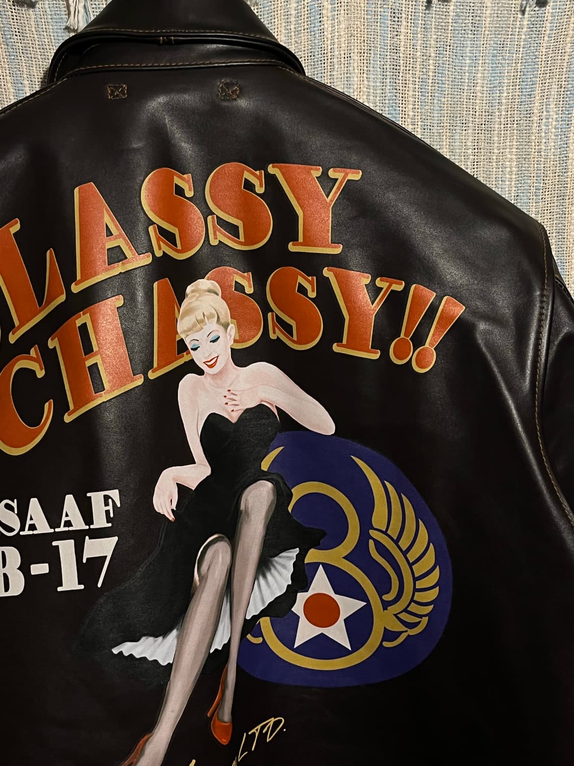 avirex a-2 pin up girl jacket | 후루츠패밀리