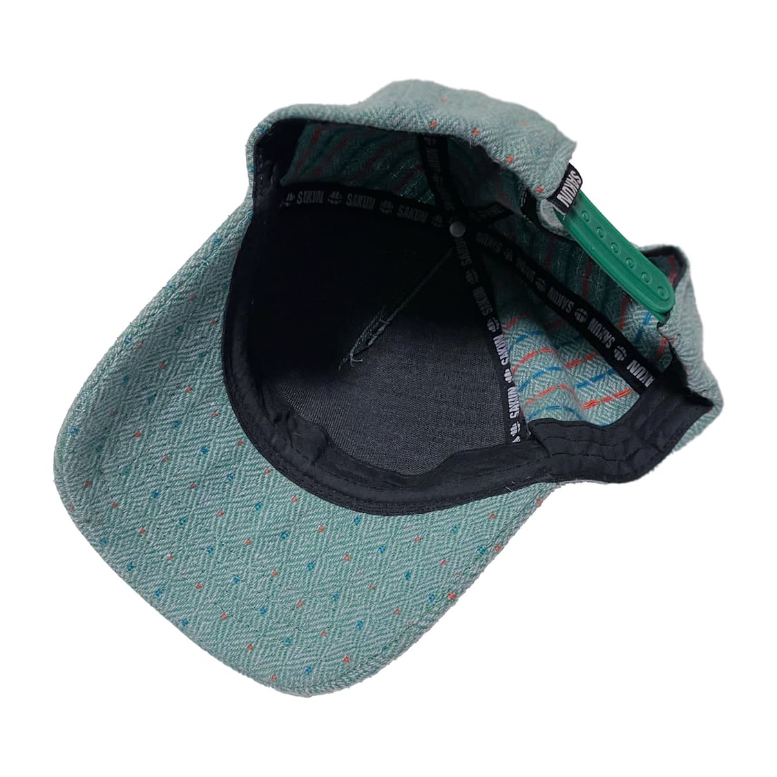 Sakun 사쿤 웍스 민트 헤링본 모자 | 후루츠패밀리