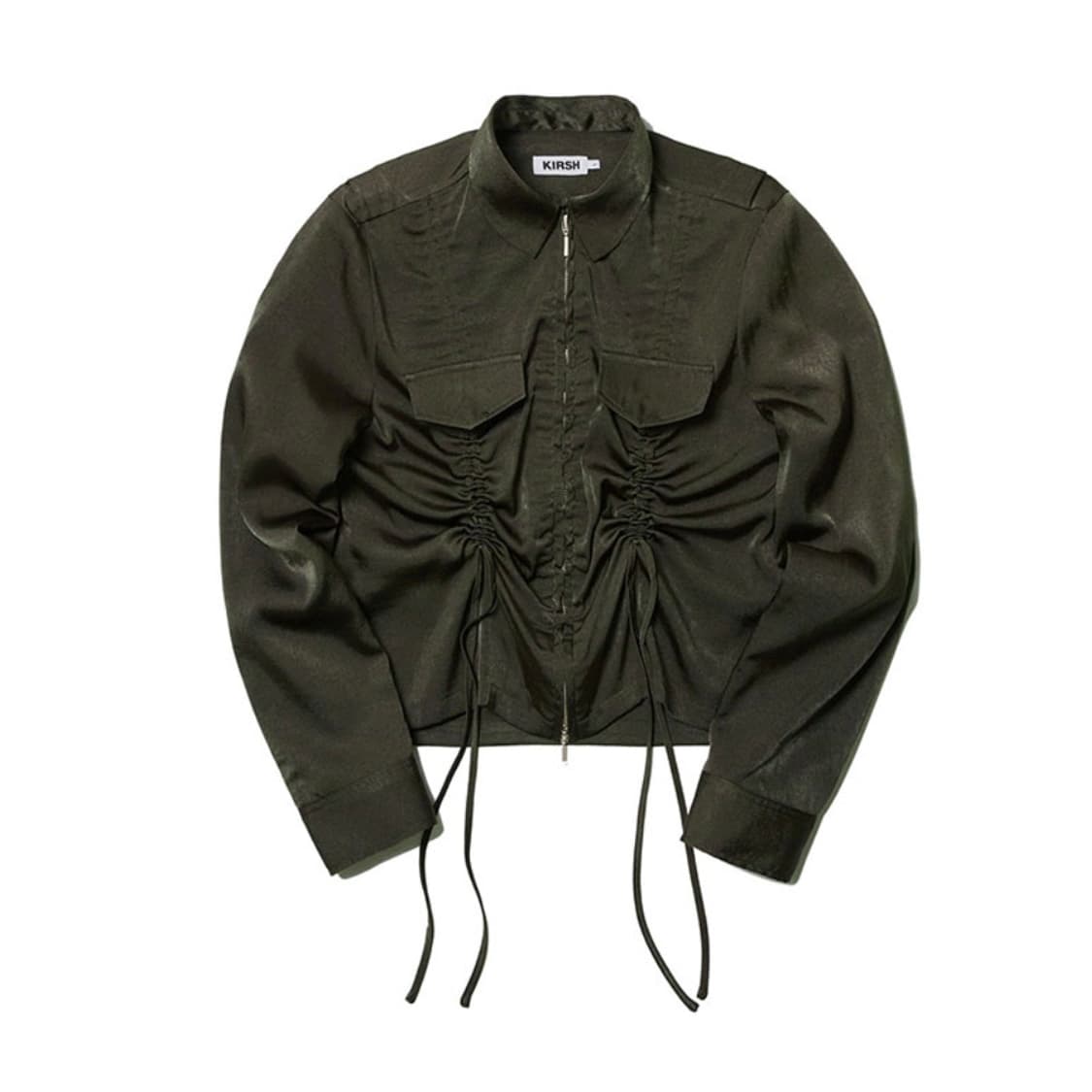 Kirsh Satin Shirring Jacket | 후루츠패밀리