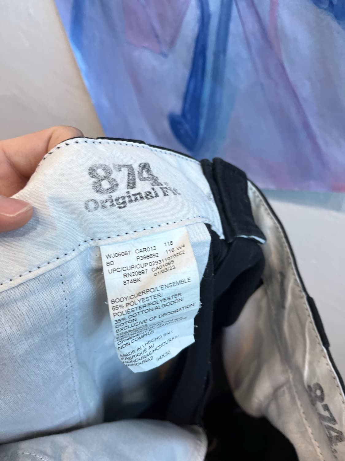 디키즈874 팬츠 블랙 32 | 후루츠패밀리