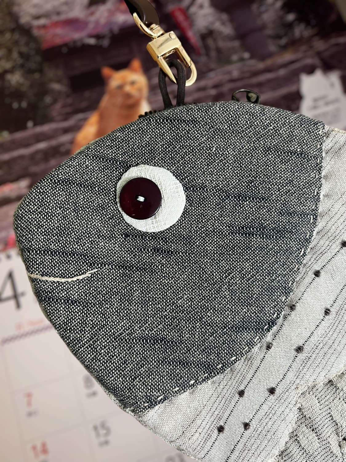 meow fish quilt crossbag | 후루츠패밀리