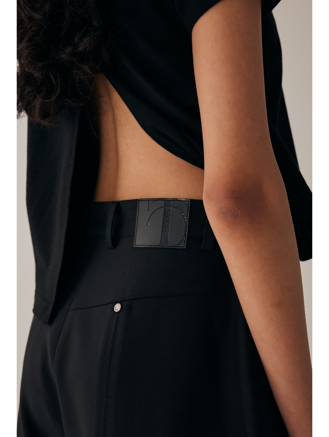 트리밍버드 rivet slit trouser black | 후루츠패밀리