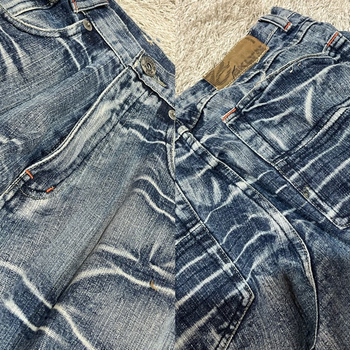 scratch washing denim pt | 후루츠패밀리