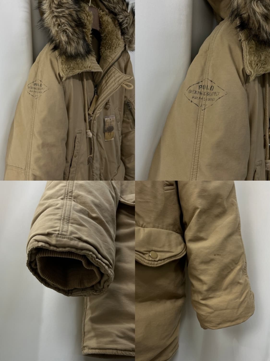 폴로 12fw n3b 탄베이지 덕다운 스노클 파카 | 후루츠패밀리