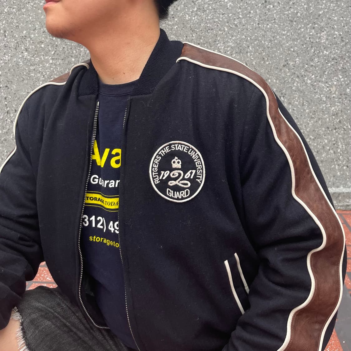 100) Varsity jacket made ITALY - 후루츠패밀리