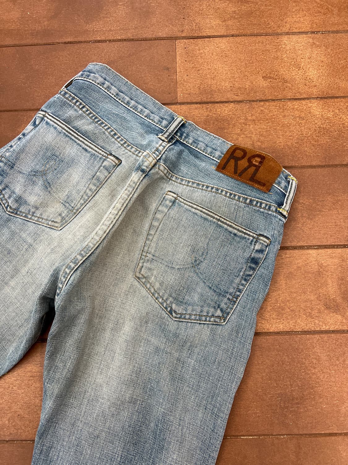 (29-30)RRL 스트레이트 셀비지 진 | 후루츠패밀리