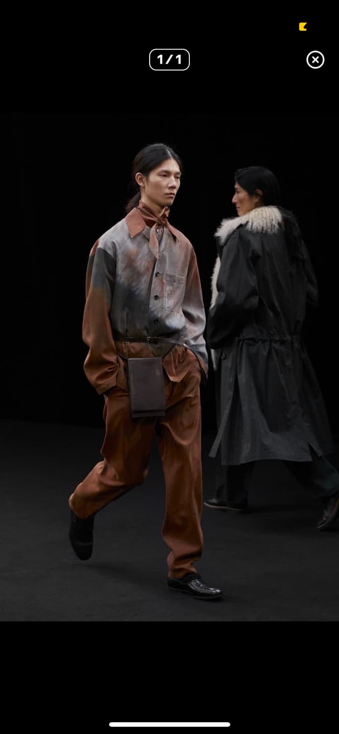 (구매)르메르 21fw 프린팅 드라이실크 파자마셔츠 | 후루츠패밀리