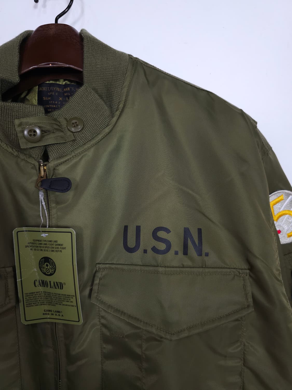 (남105/XL ) USN 미군 항공점퍼 | 후루츠패밀리