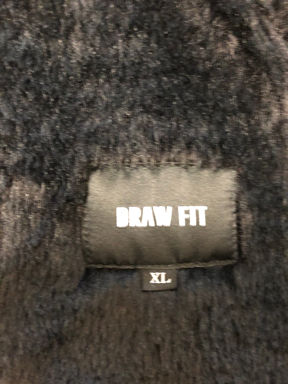 드로우핏(DRAW FIT) 하이넥 인조 무스탕 블랙XL | 후루츠패밀리