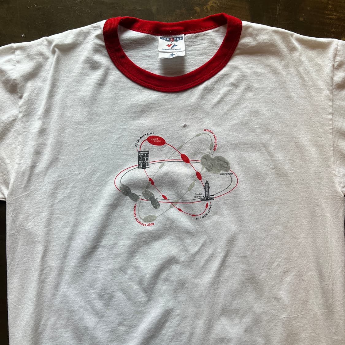 vintage ringer tee | 후루츠패밀리