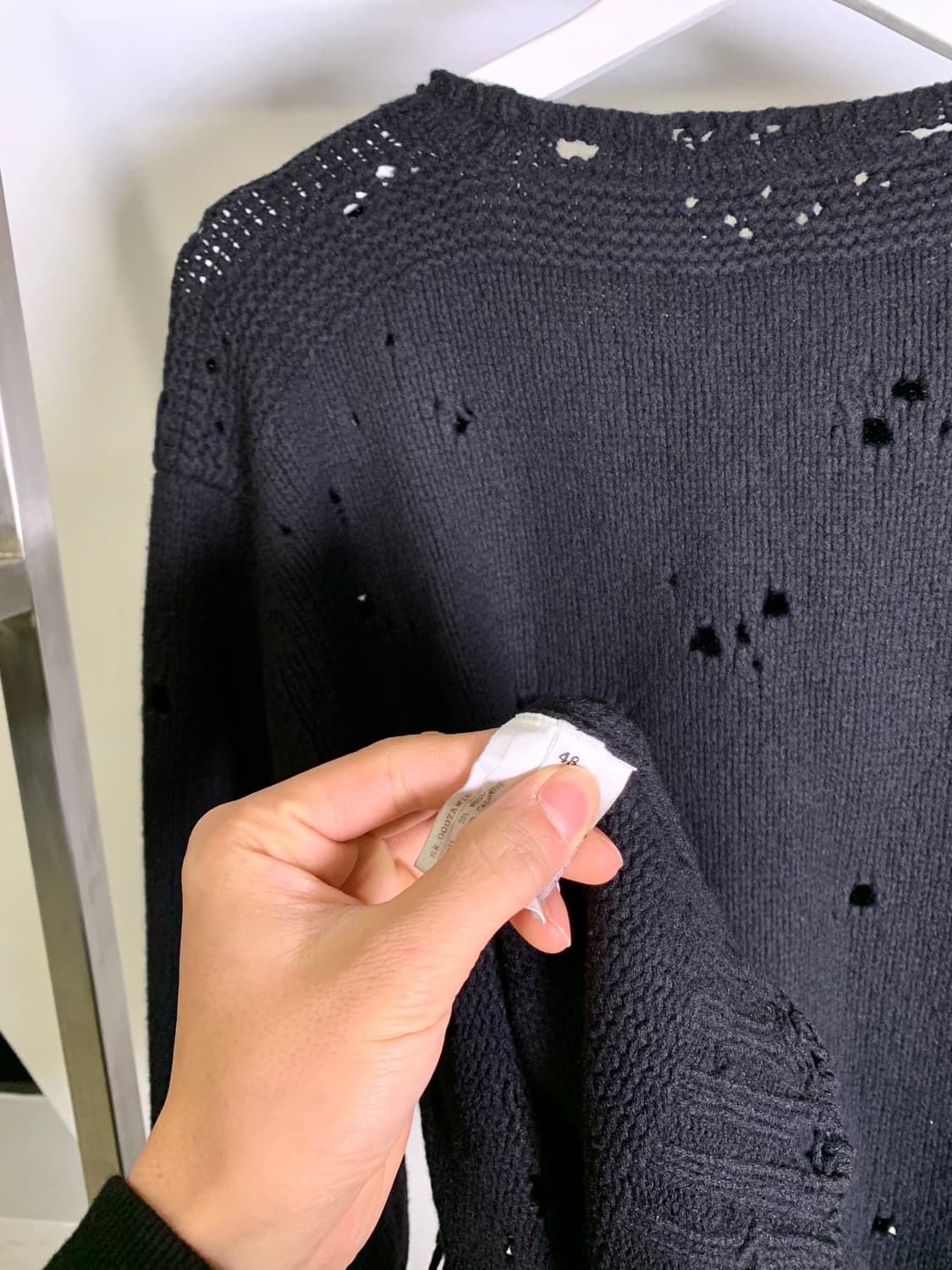 16aw Damaged Knit | 후루츠패밀리