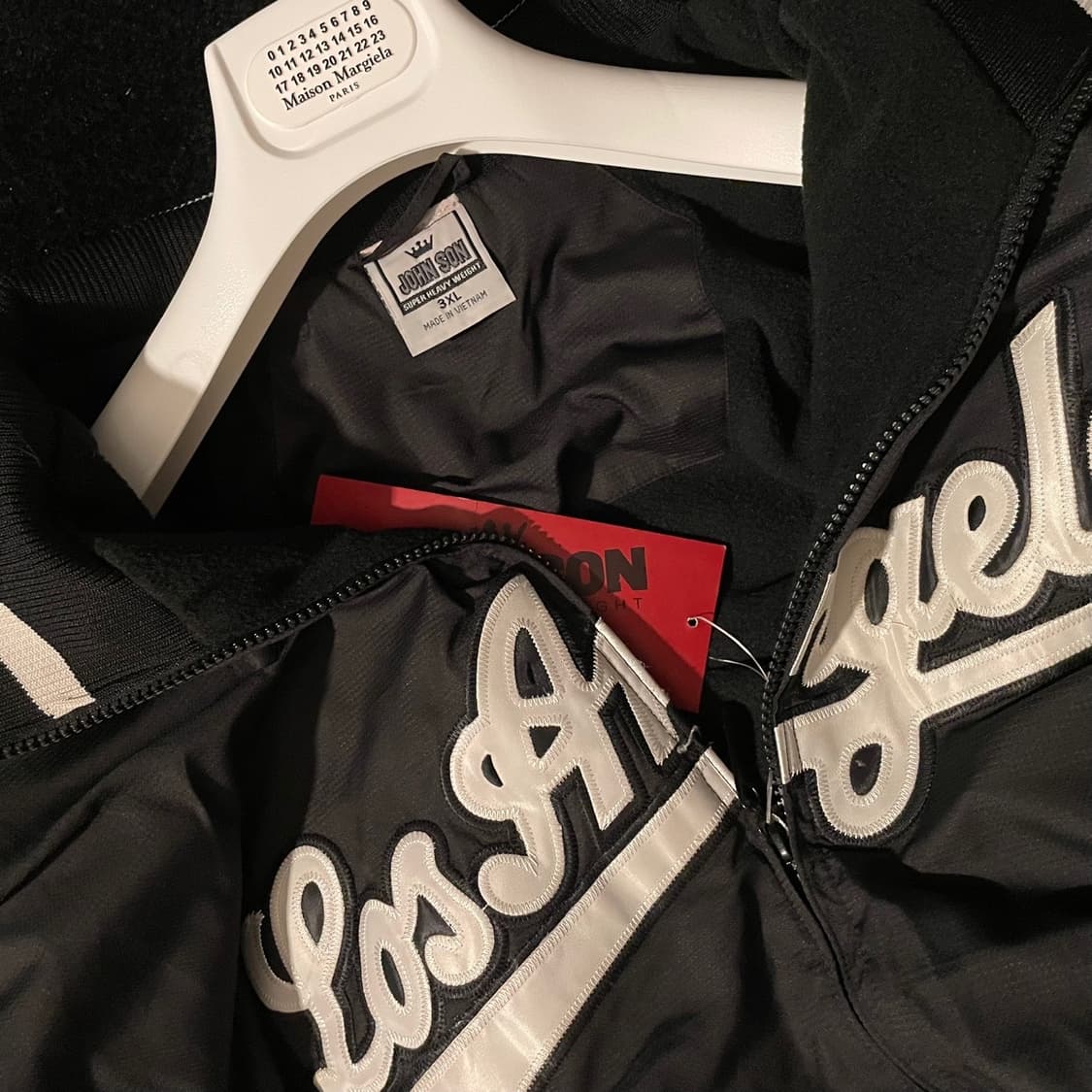 [3XL] LA DODGERS 덕 아웃 패치 자켓 블랙 | 후루츠패밀리