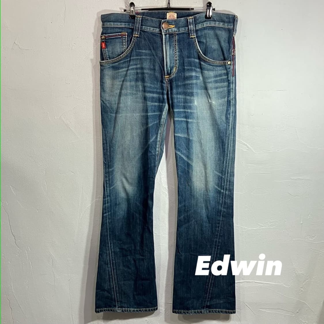 에드윈 디테일 로고 데님팬츠 | 후루츠패밀리