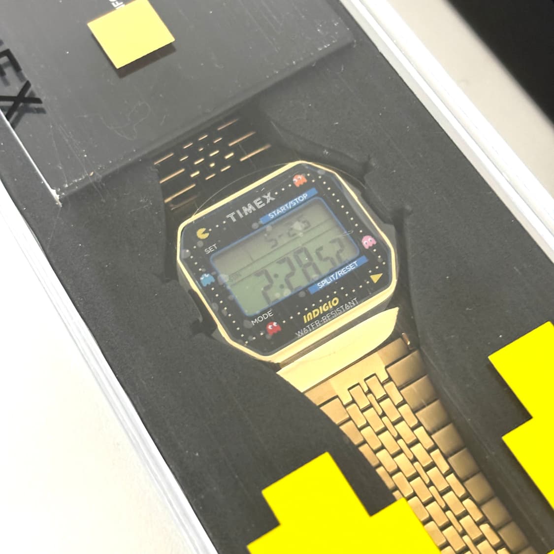 TIMEX x PAC-MAN T80 한정판 팩맨 골드 | 후루츠패밀리