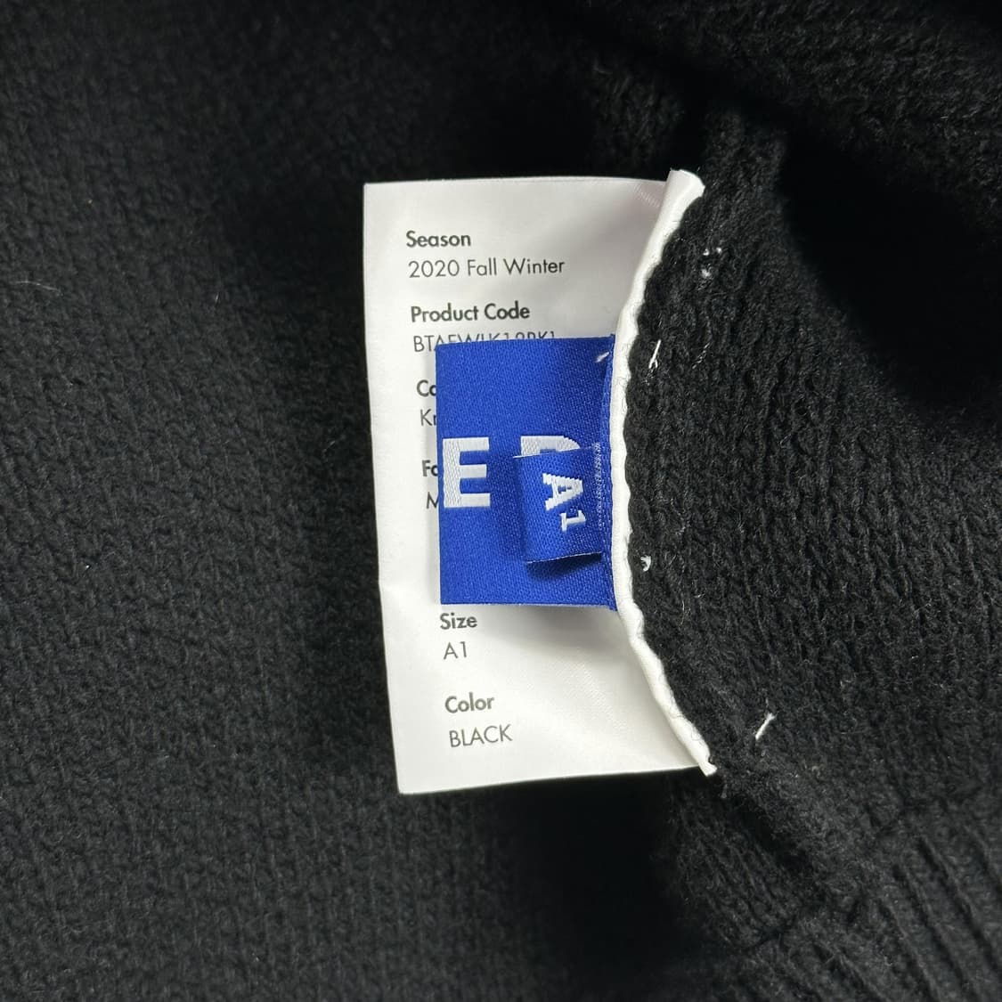 아더에러 20FW GEOSTA 헤비 울 니트 A1 | 후루츠패밀리